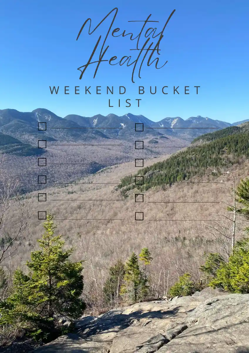 Mental Health Weekend Bucket List - Well Child Pediatric Psychiatric ...